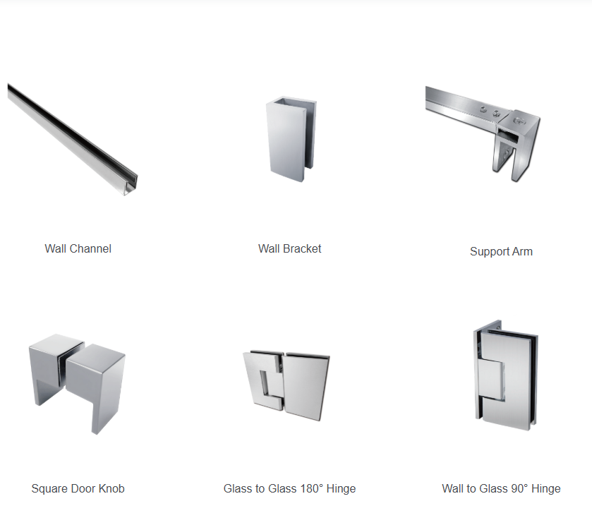 Shower Screen Hardware – Joshua Tiles & Bathrooms
