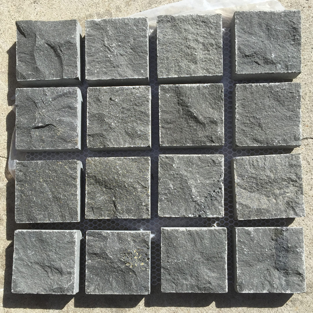 Bluestone Cobble Mesh 400x400x30 Split – Joshua Tiles & Bathrooms