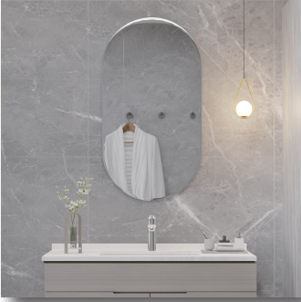 Pill Shaped Mirror 5mm Glass Thickness Flat Edge 500x1000 – Joshua ...