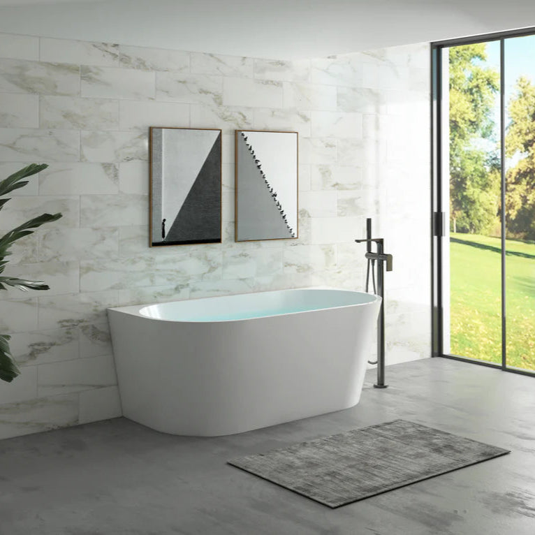 1700x800x600mm Jade Back to wall Matte White – Joshua Tiles & Bathrooms